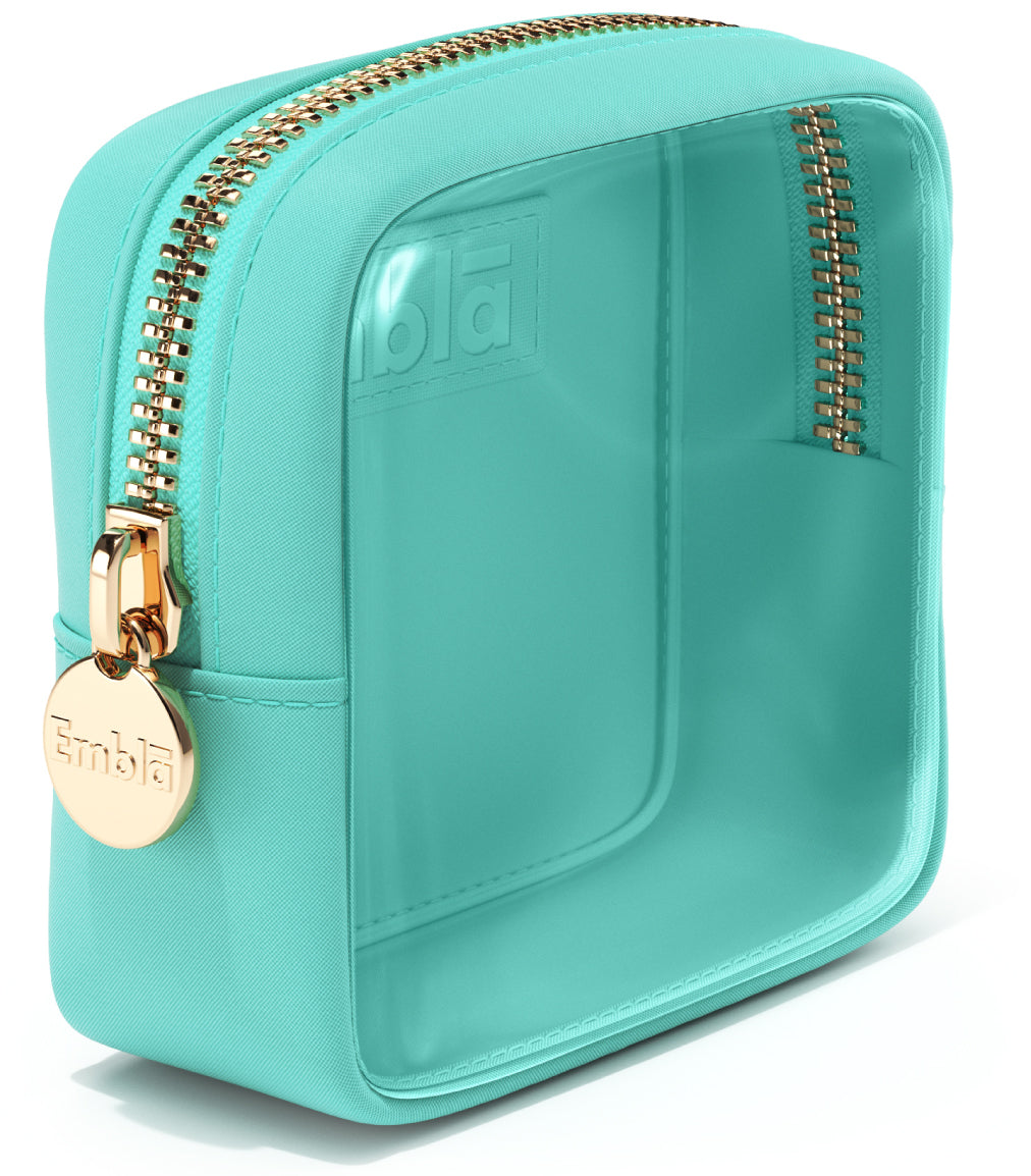 mini makeup bag clear